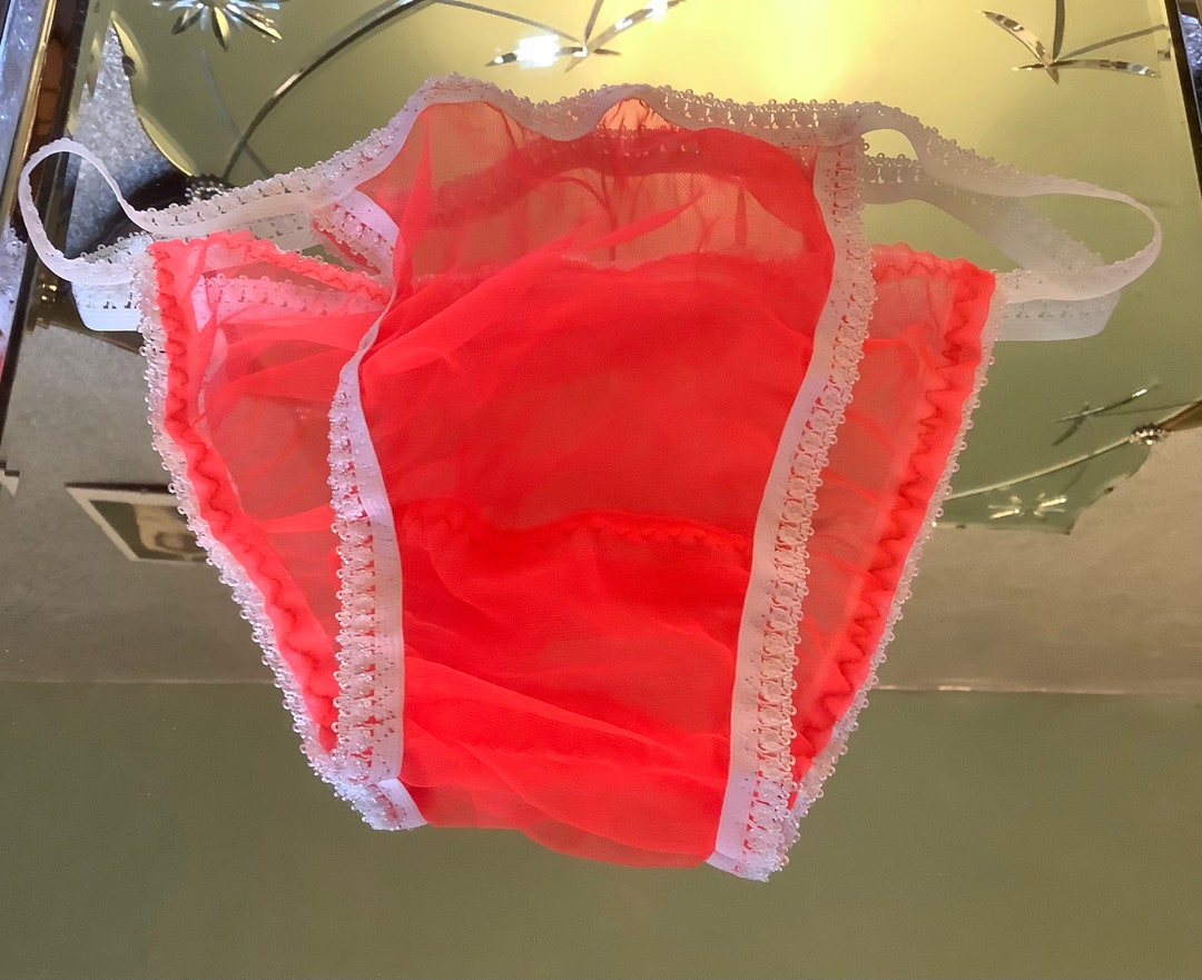 Vintage Style Sheer Tanga Panties - Etsy