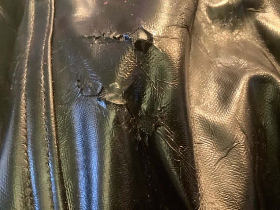 Vintage wet look pvc basque fetish - Gem