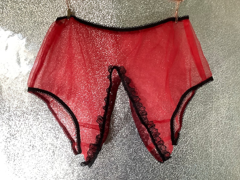 Vintage Style Lace Open Crotch Panties - Etsy UK