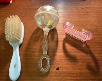 Vintage Baby Rattle - Etsy UK