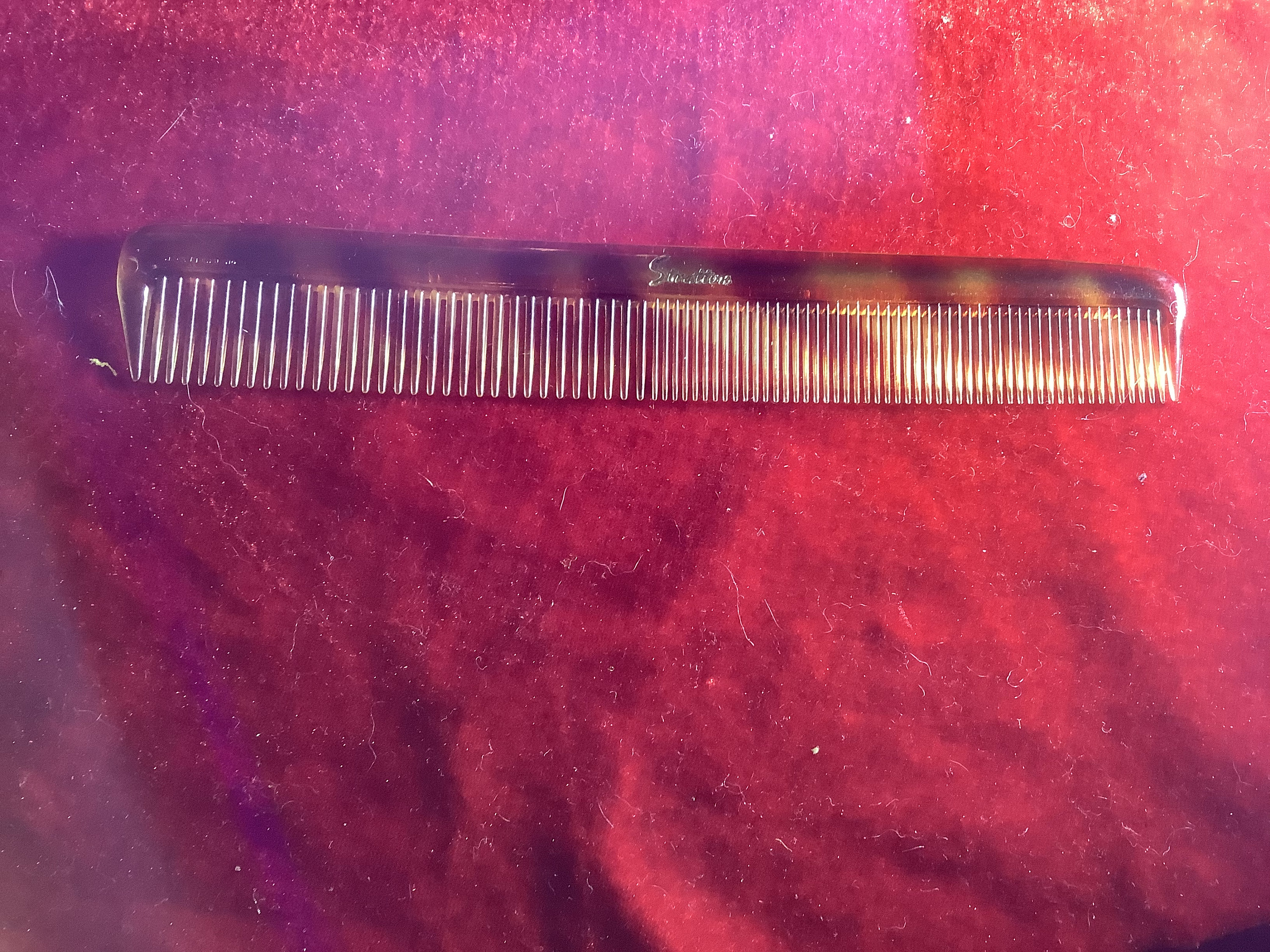 Stratton Plastic Faux Tortoiseshell Comb - Etsy