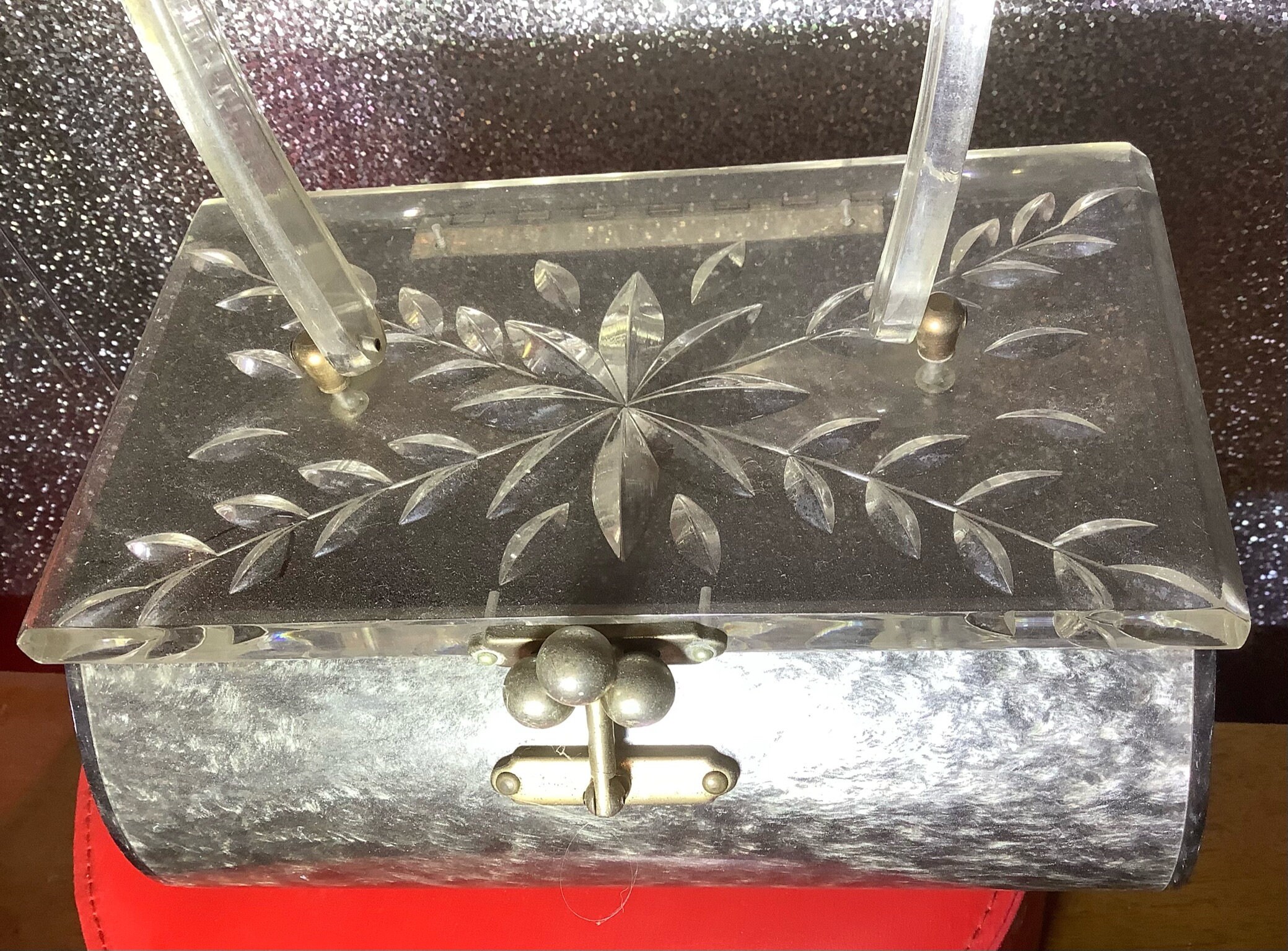 Vintage Charles Kahn Lucite Purse - Etsy