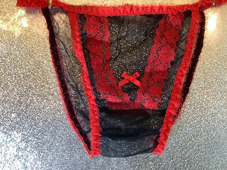 Vintage Style Sheer Nylon Tanga Panties - Etsy UK