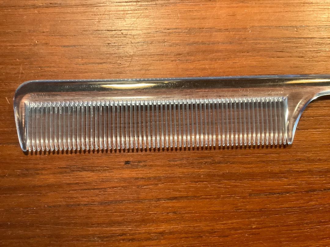 Blue Translucent Plastic Tail Comb - Etsy