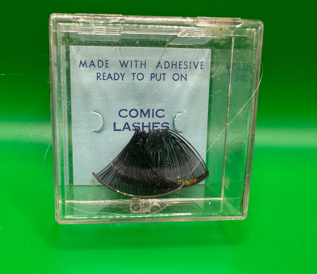 Vintage Comic False Eyelashes the Lashette Company - Etsy