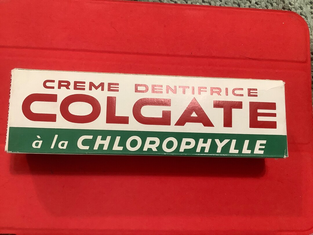 Colgate Boxed Chlorophylle Toothpaste Unused Vintage - Etsy