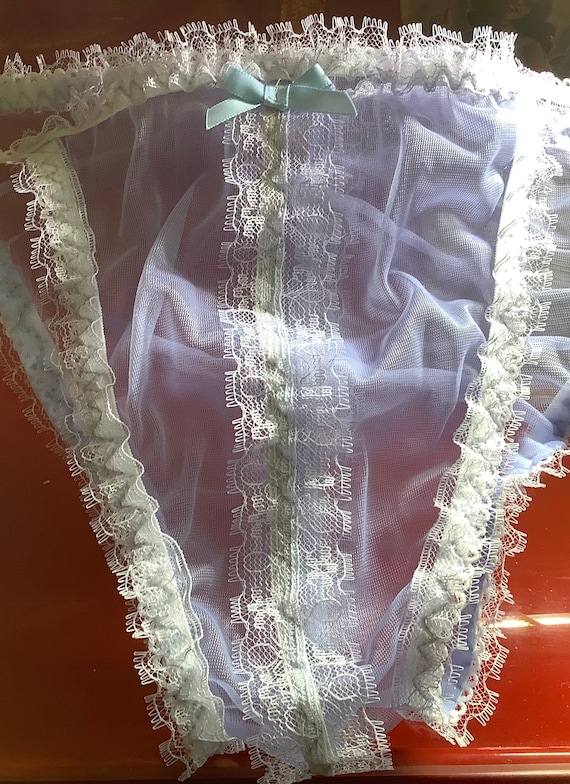 Vintage Style Sheer Ruched Butt Tanga Panties - Etsy