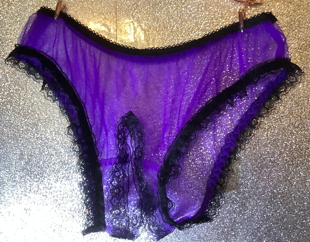 Vintage Style Sheer Nylon Open Crotch Panties - Etsy UK