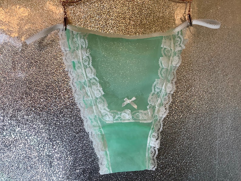 Vintage Style Sheer Nylon Tanga Panties - Etsy
