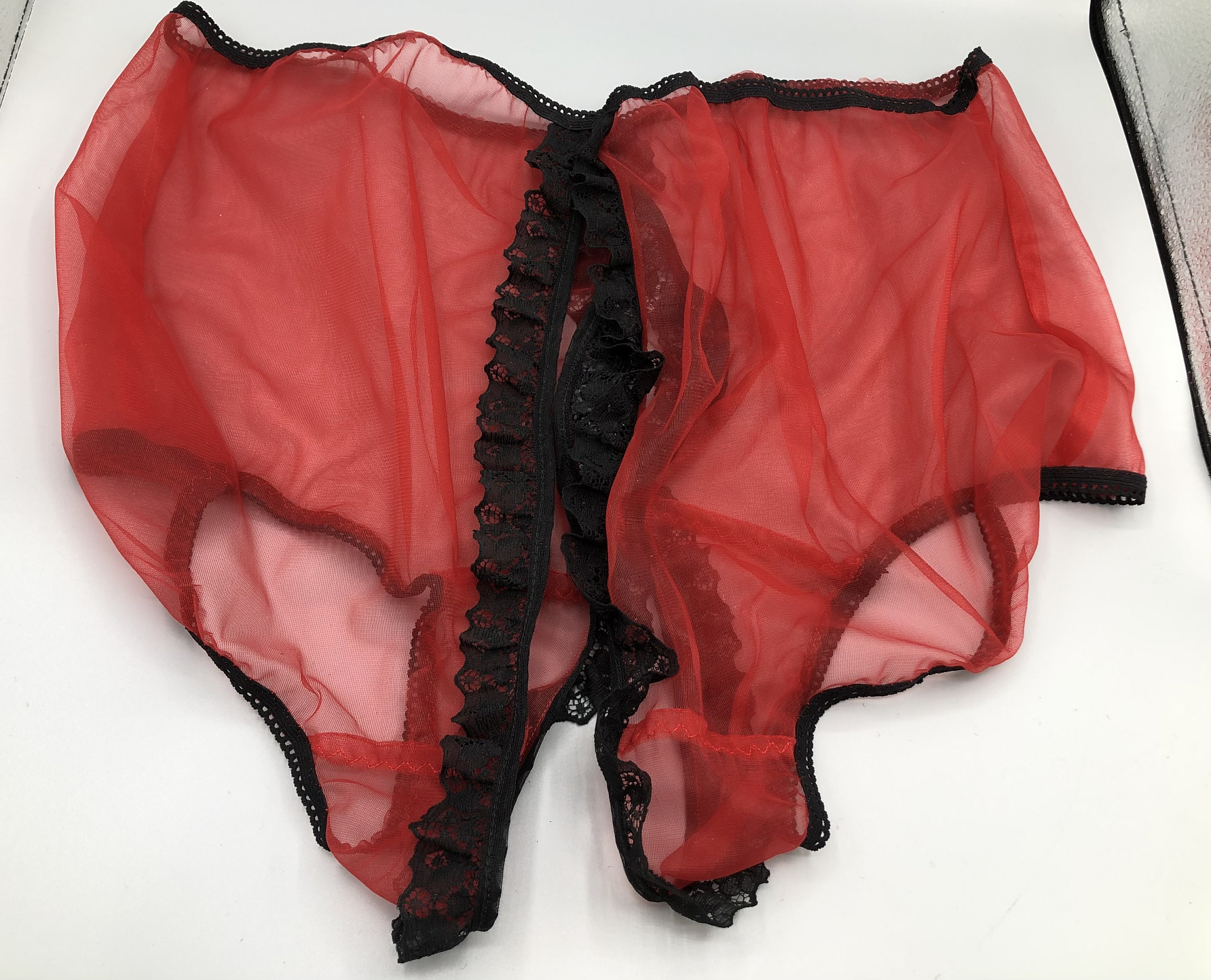 Vintage Style Lace Open Crotch Panties - Etsy