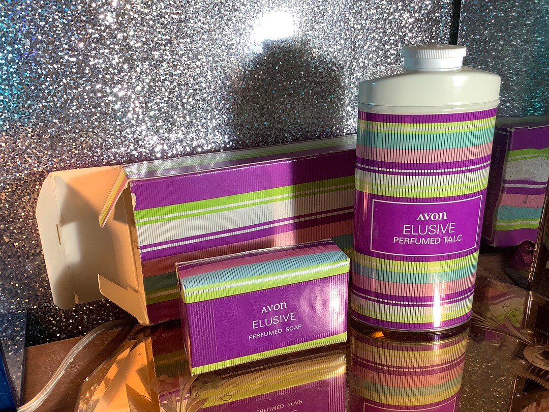 Avon Elusive Talcum Powder and Soap - Etsy