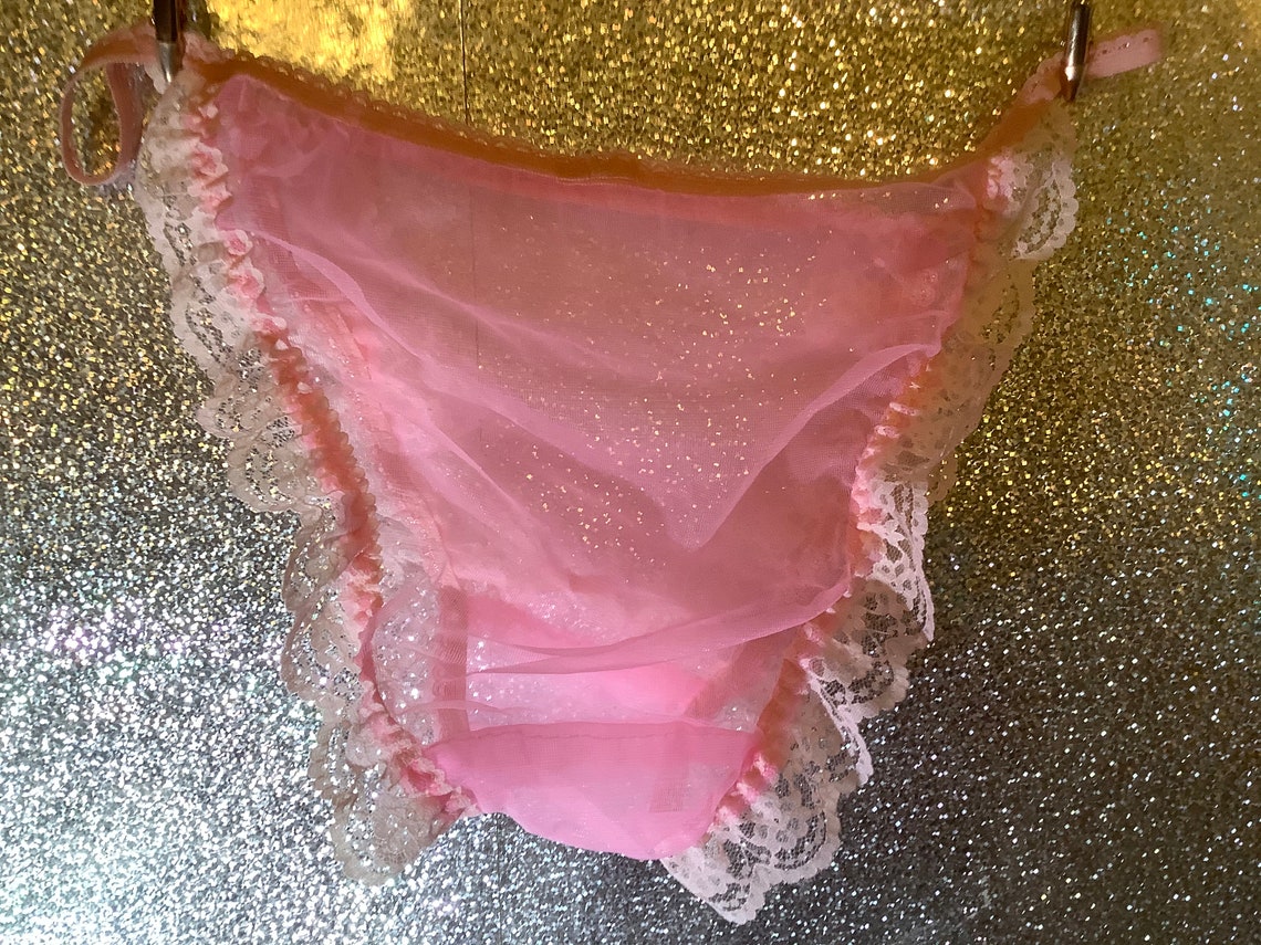 Vintage Style Sheer Nylon Tanga Panties - Etsy Hong Kong