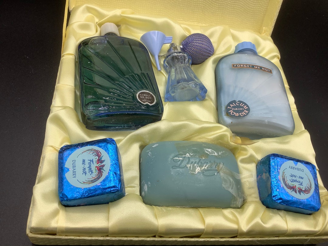 Dubarry Gift Set Forget Me Not Bath Cubes Perfume Talcum - Etsy
