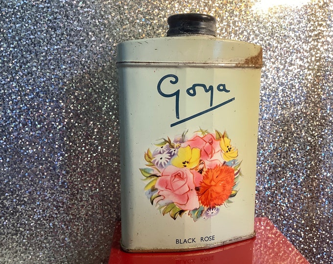 Goya Black Rose Talcum Powder - Etsy