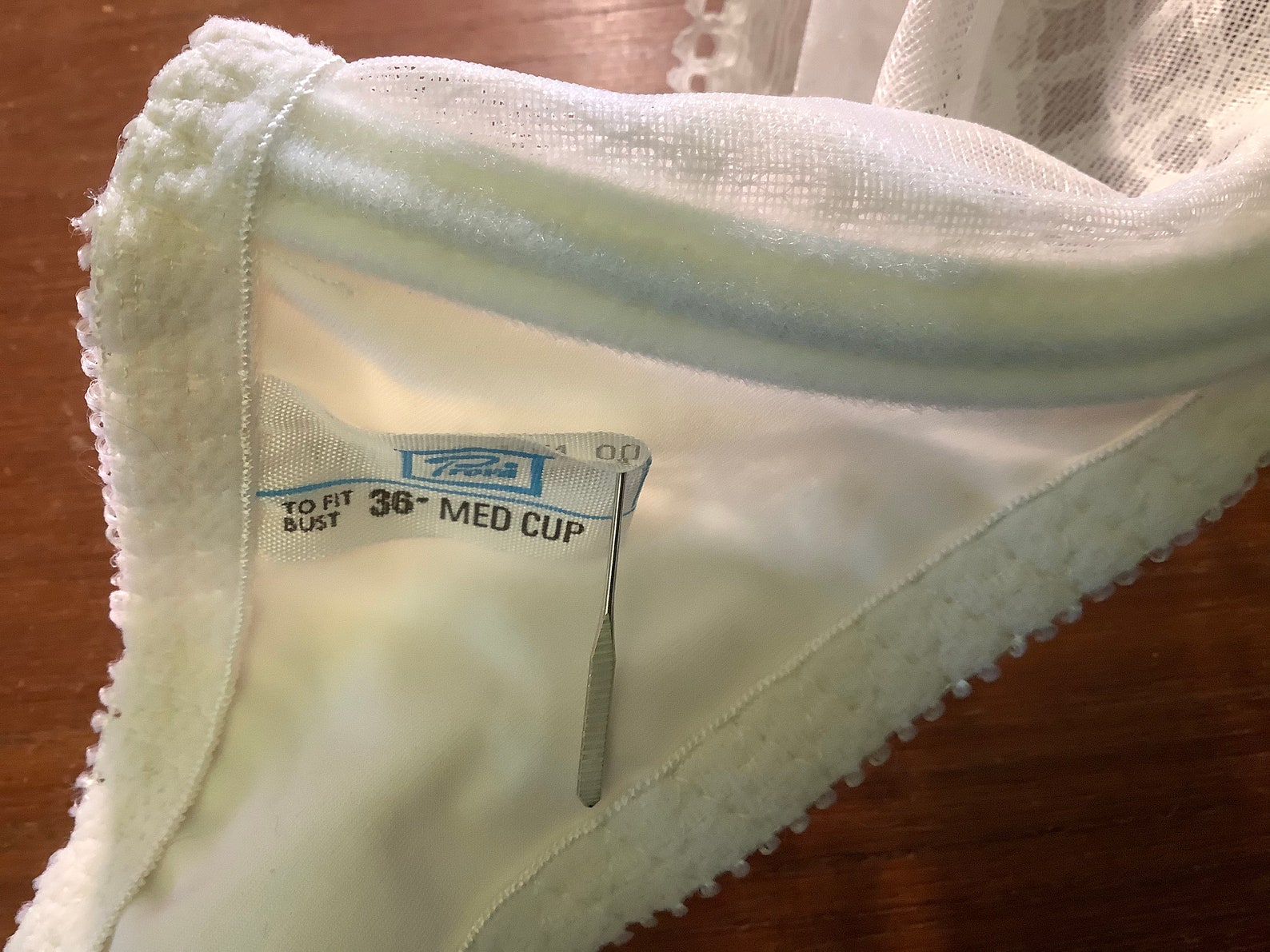 Prova Sheer White Lace Boxed Bra - Etsy UK