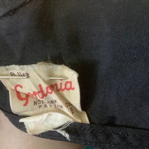 Black Satin Spiral Stitch Bullet Bra by Gordonia - Etsy