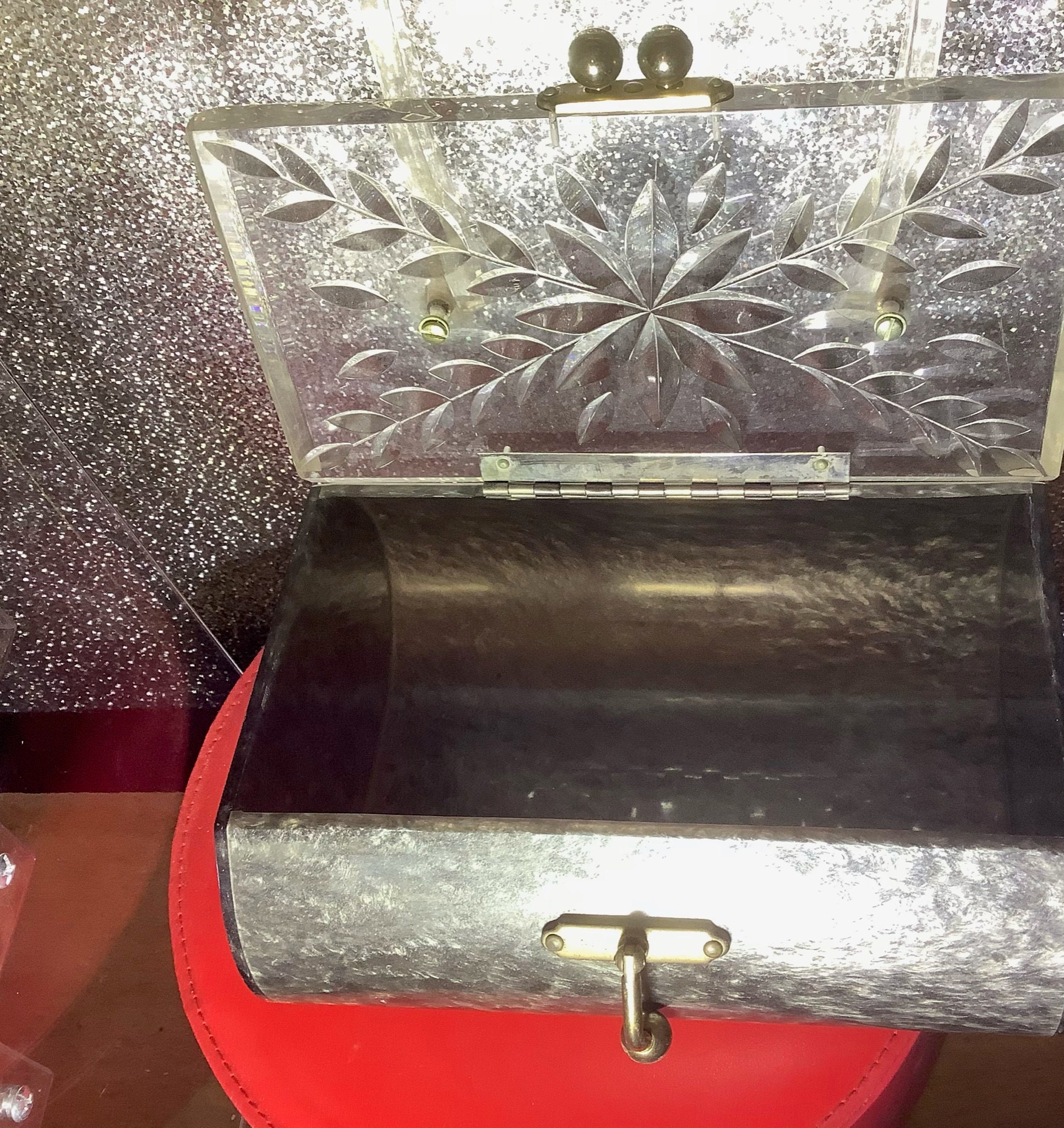 Vintage Charles Kahn Lucite Purse - Etsy