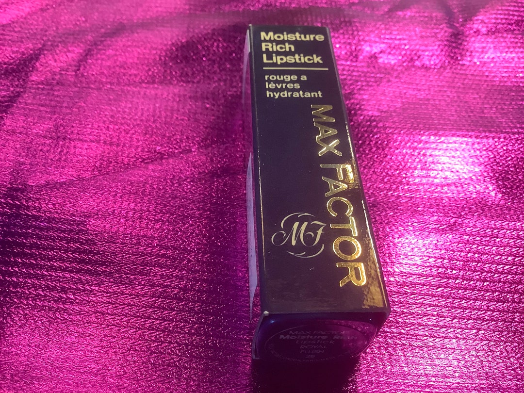 Vintage Max Factor Royal Flush Lipstick Boxed - Etsy