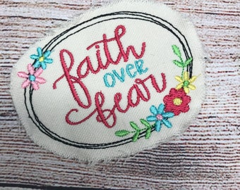 Faith Over Fear Pin - Etsy