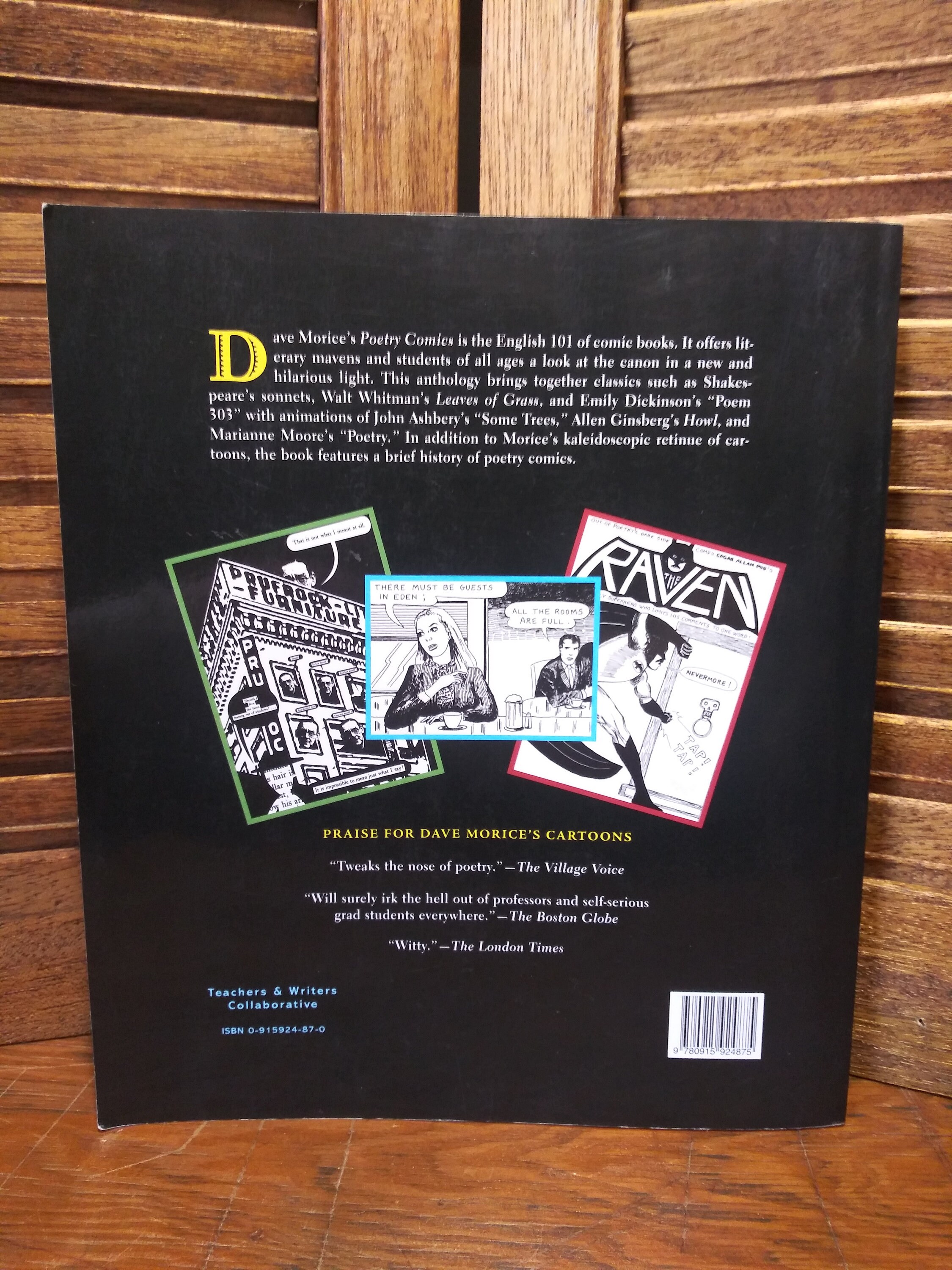 Poetry Comics an Animated Anthology by Dave Morice 2002 - Etsy