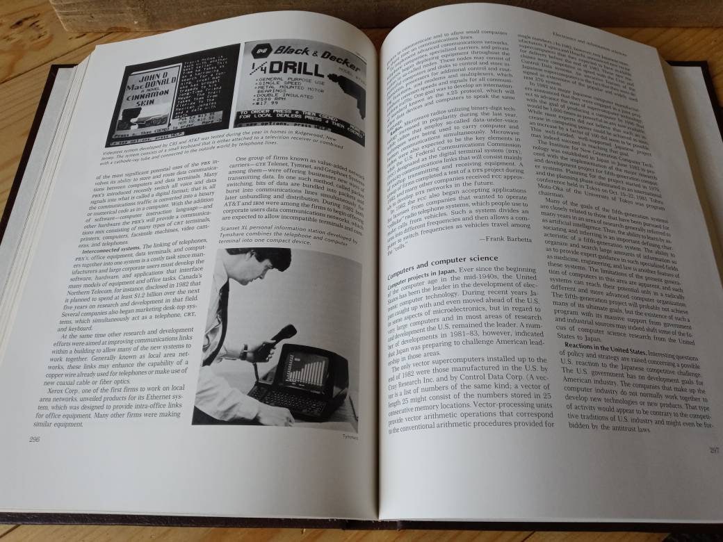 1984 Yearbook: Science and the Future encyclopedia Britannica, Color ...