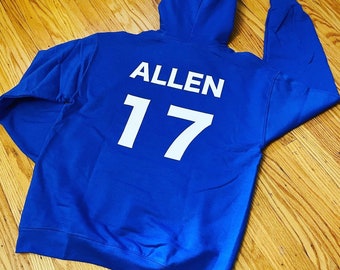Buffalo Bills Josh Allen Hoodie - Etsy