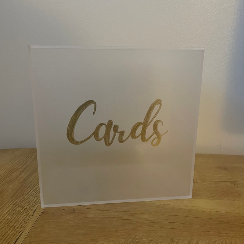 Glass Card Box - Etsy