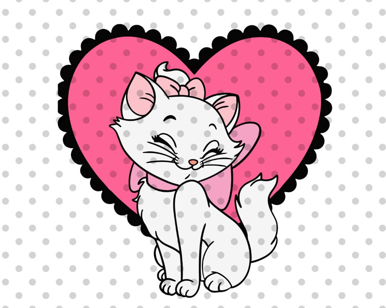 Layered, Marie Svg, Cat Svg, Heart Svg, - Etsy Canada