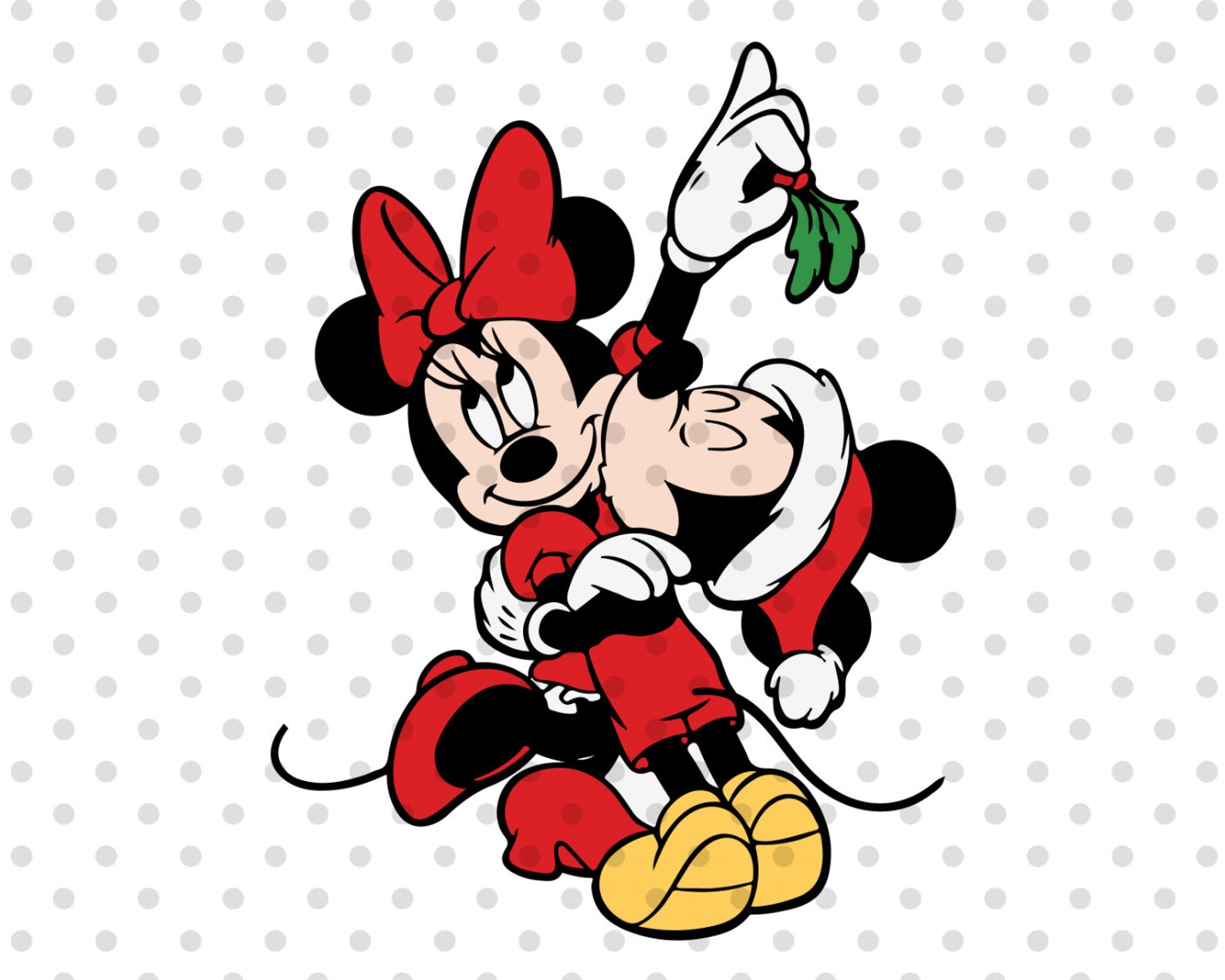 Mistletoe Svg Christmas Wreath Svg Silver Bells Svg - Etsy