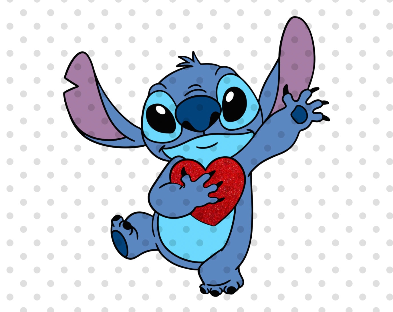 Heart Svg, Stitch in Love Svg, Stitch Valentines Svg, Valentines Svg ...