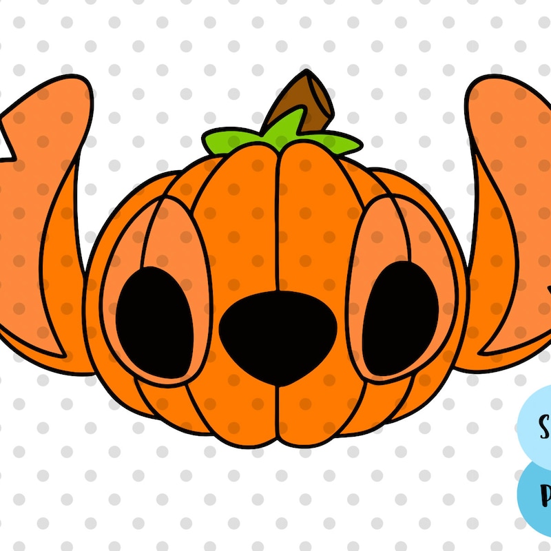 Stitch Pumpkin Stencil - Etsy