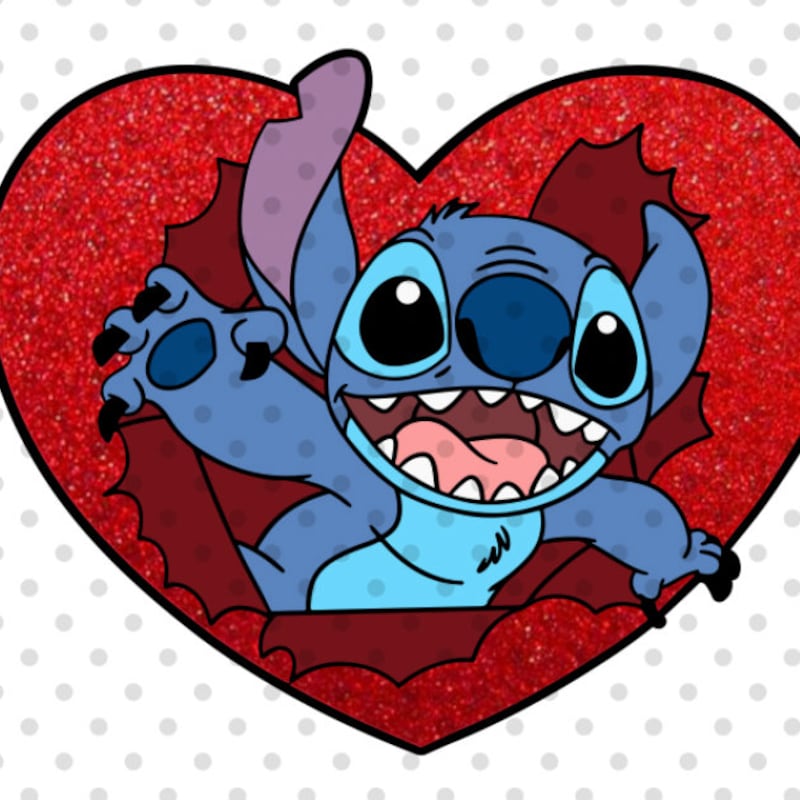 Stitch Valentines Day Box - Etsy