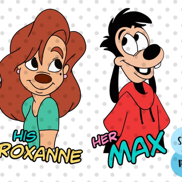 Goofy Couple Svg - Etsy