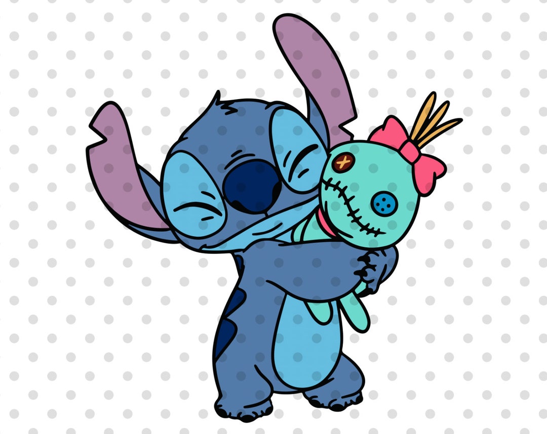 Stitch Valentines Svg, Scrump Svg, Stitch Svg - Etsy