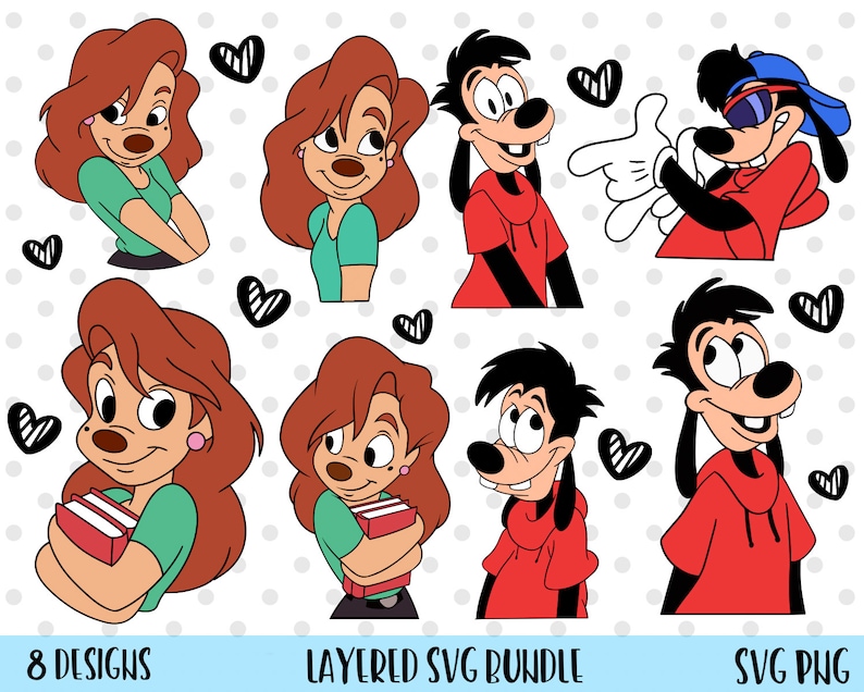 8pcs, Max and Rox Couple SVG Bundle, Max and Roxanne Svg, Matching ...