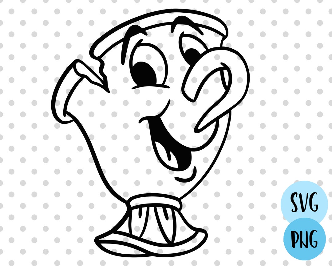 Chip Svg, Teapot Svg - Etsy