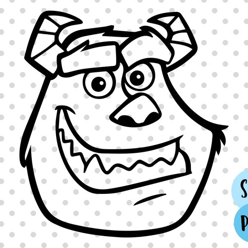 Mike Svg Mike Cut File Mike Outline Monster Inc - Etsy Canada