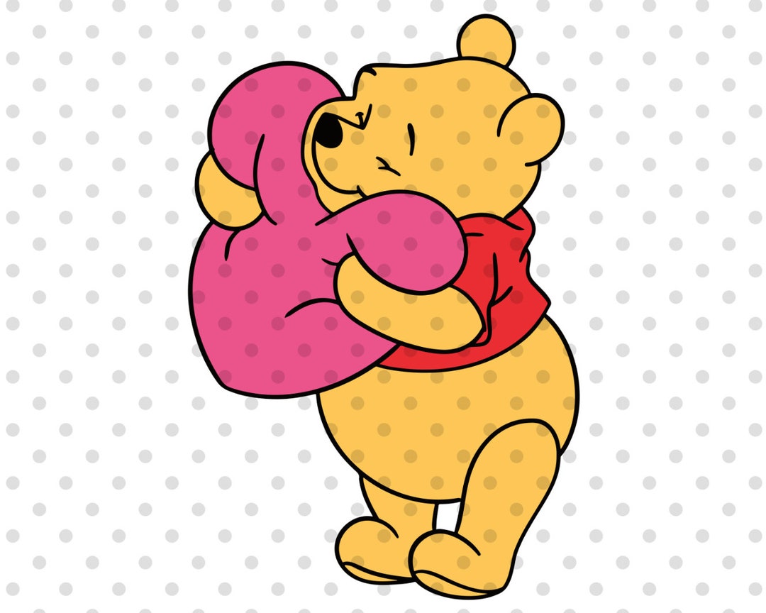 Valentine's Day Svg, Honey Bear, Love Bear Svg - Etsy
