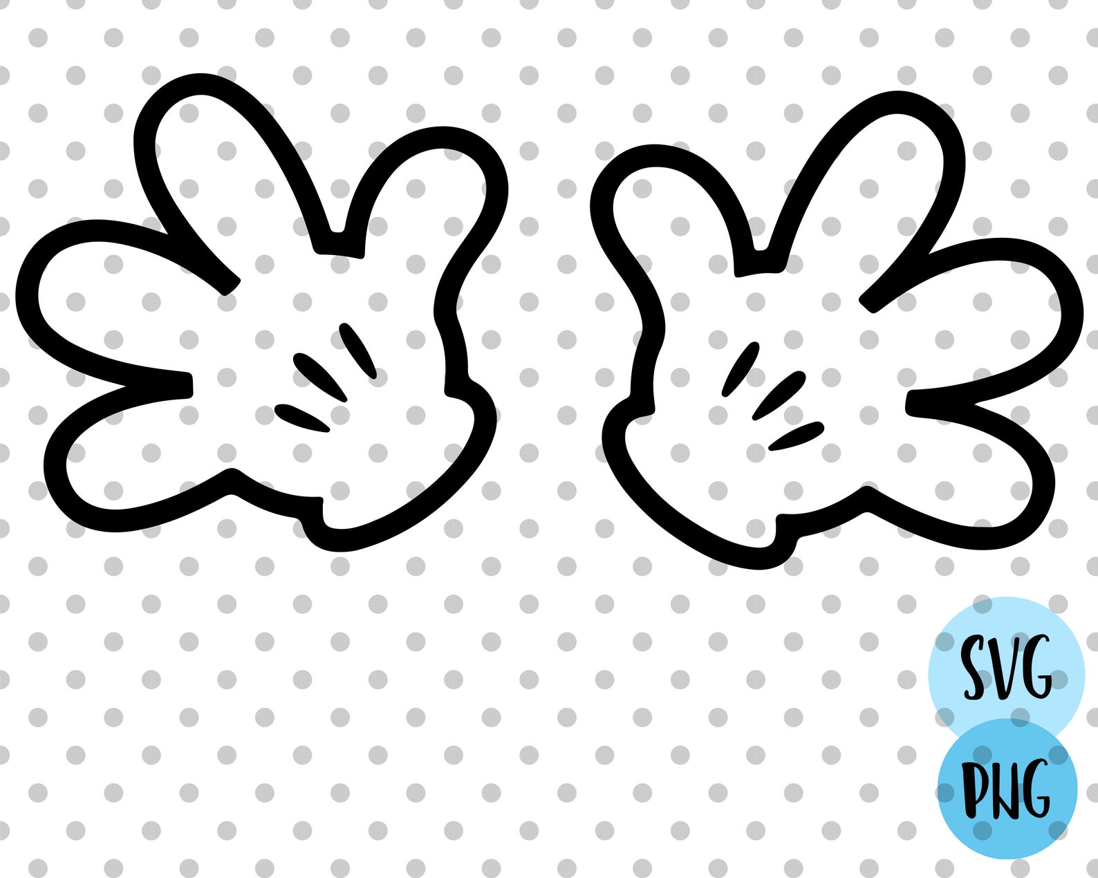Mouse Hands Svg - Etsy