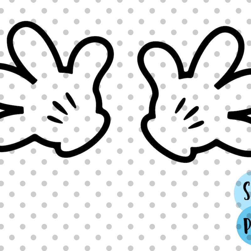 Minnie Mouse Hands - Etsy