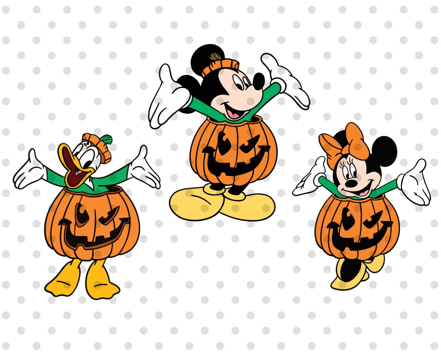 Pumpkin Friends SVG Bundle Halloween Svg Pumpkin Svg | Etsy