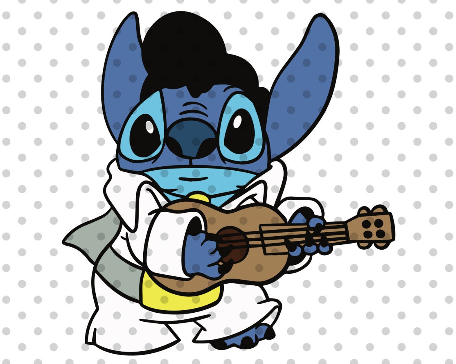 Coloriages Elvis Stitch Elvis Stitch Etsy Nederland