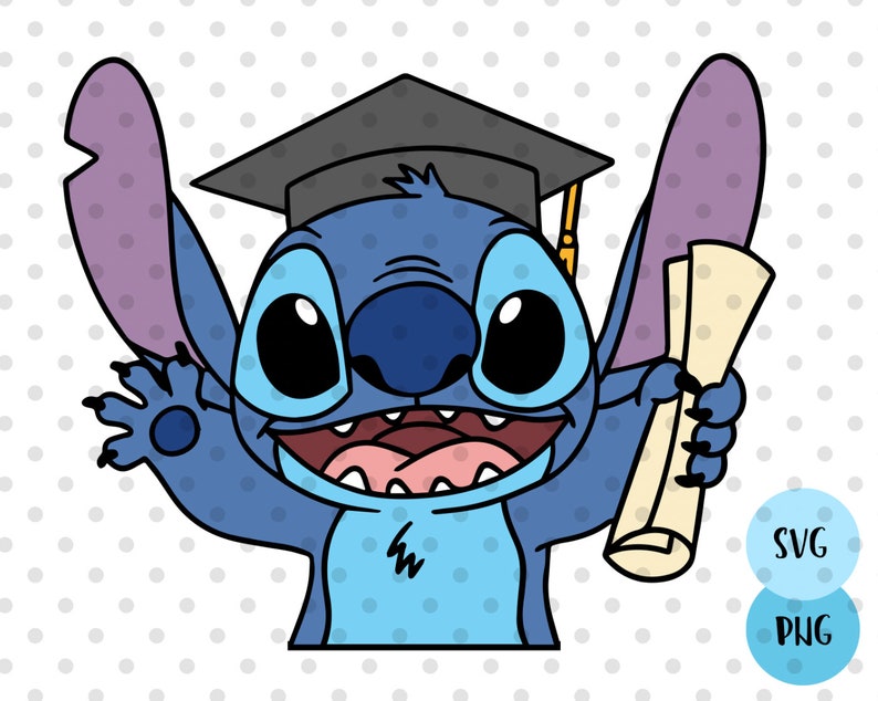 Stitch Graduation SVG, Graduate Svg, Class of 2023 Svg, Graduation 2023 ...