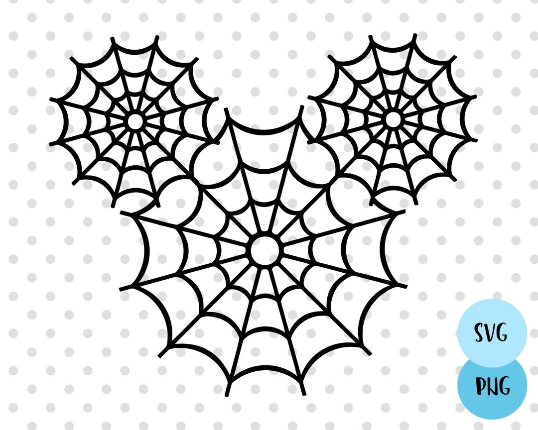 Spider Web SVG - Etsy