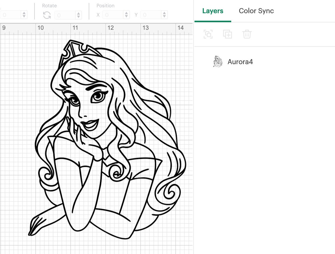 Aurora Svg Sleeping Princess Svg Beauty Svg Nap Princess - Etsy