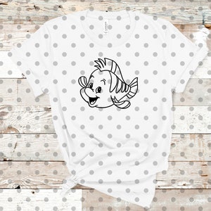 Flounder Svg, Mermaid Svg - Etsy