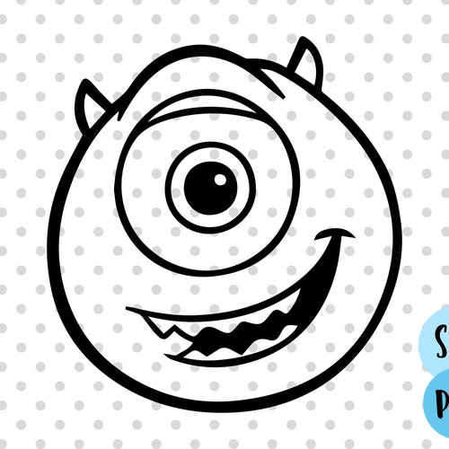 Mike Svg Mike Cut File Mike Outline Monster Inc - Etsy Canada