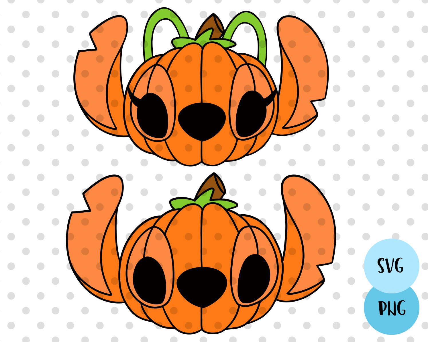Disneys Stitch Pumpkin Stencils