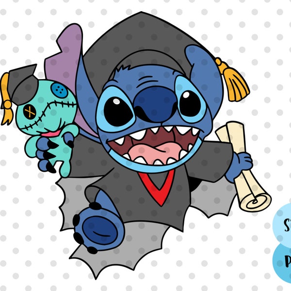 Lilo and Stitch Graduation Cap - Etsy