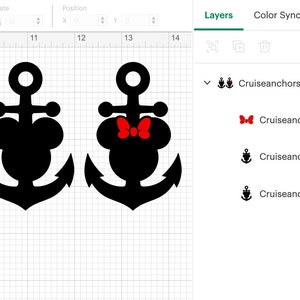Anchor Mouse Head Svg, Cruise Svg, Captain Svg, Captain Mouse Svg ...